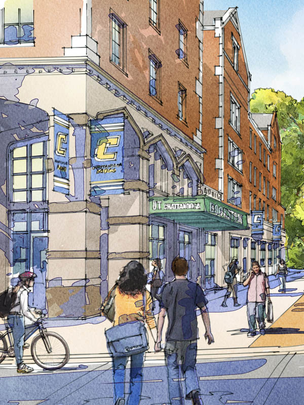 New Utc Residence Hall Will Be Integral Piece Of Vine Street